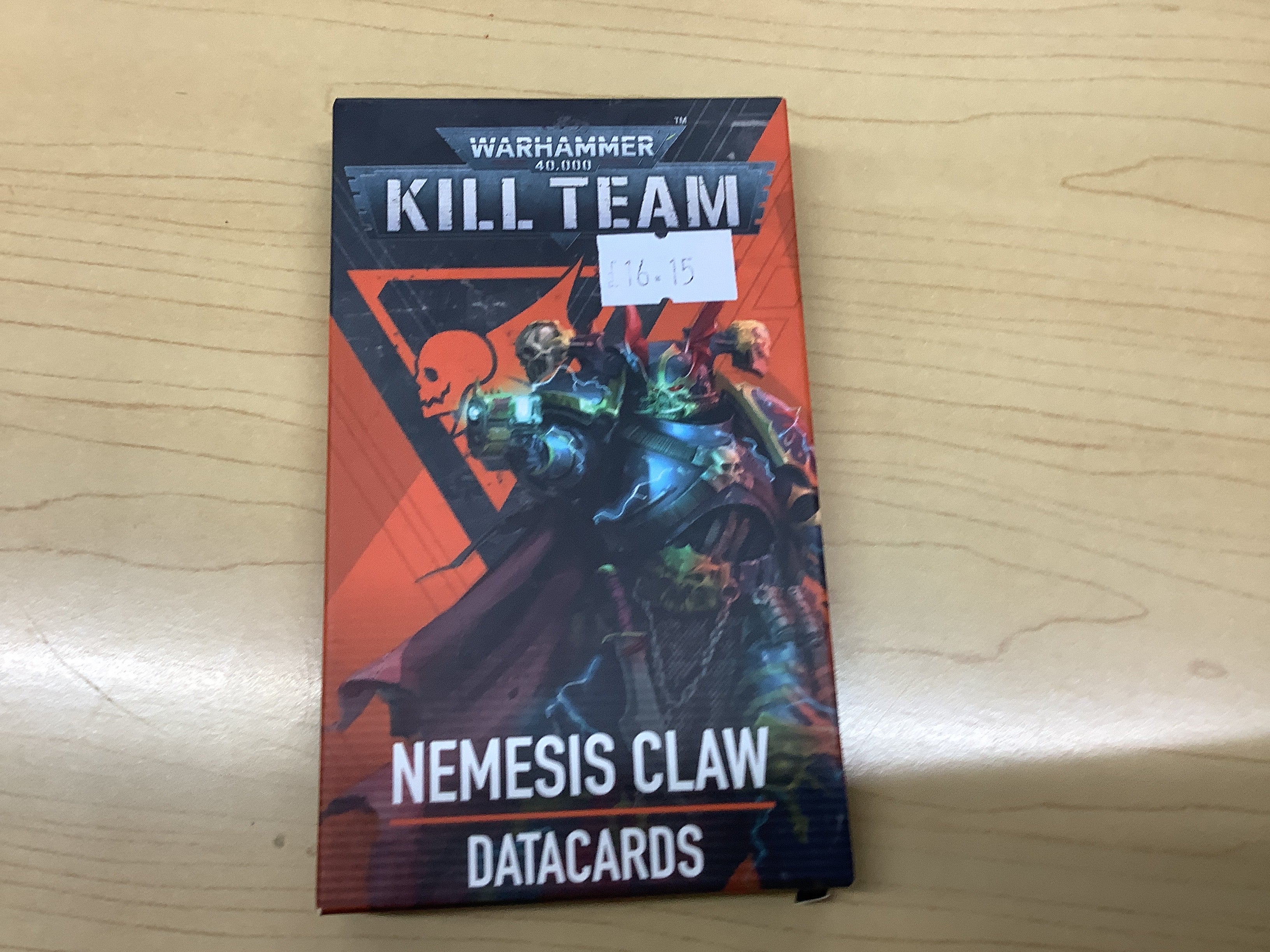 Kill team Nemesis Claw Datacards – Narthex Wargaming